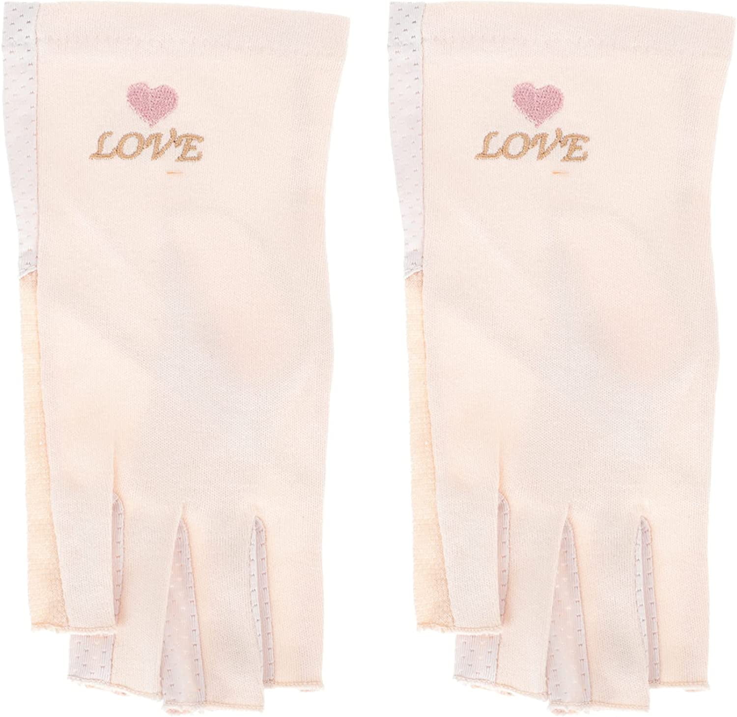 Fymlhomi Professional Gel Manicure Gloves Anti- UV Shield Fingerless ...
