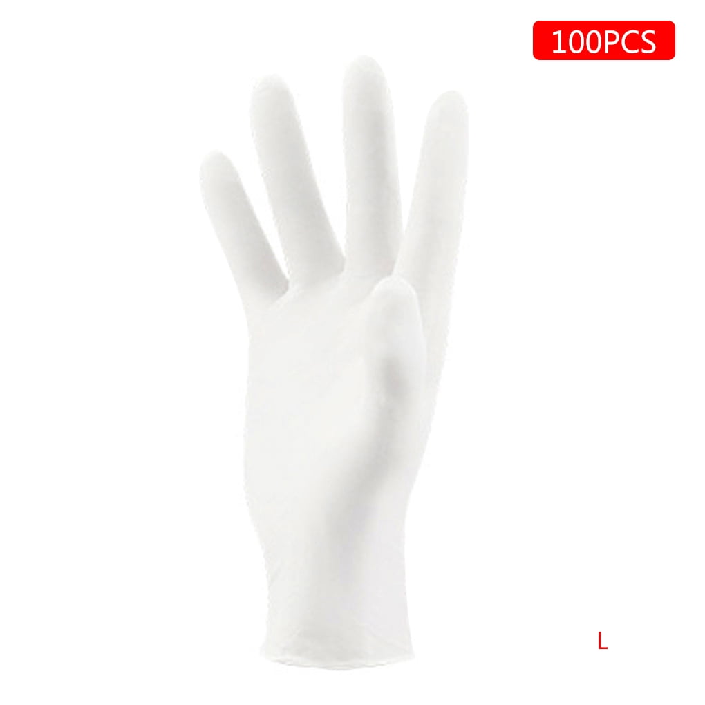 Click here for Maskred 100 Pcs Clear Gloves Safety Protection Non... prices