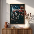 Affixzi Patriotic American History Poster, Wall Art, 250 Years Memorial ...