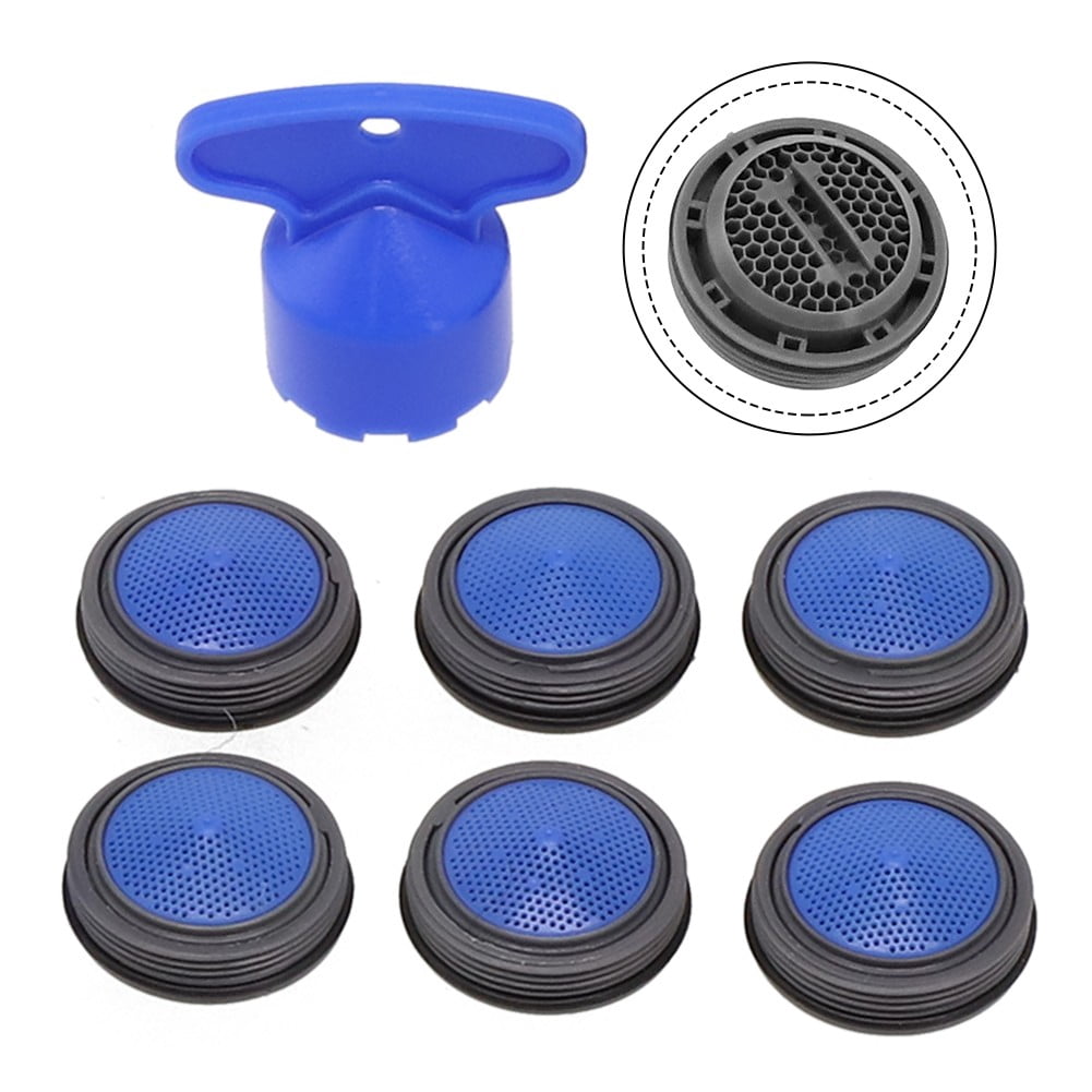 Mduoduo 6 Pcs Water Saving M24 Aerator Faucet Tap Wrench Replaceable ...