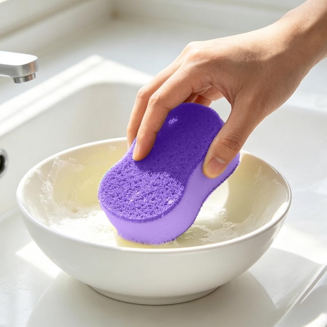 Kitchen Cleaning Sponges Pads For Dishes Pots And Pans Non Scratch ...