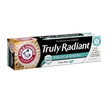 ARM & HAMMER Truly Radiant Toothpaste, Enamel Strengthening, Crisp Mint ...