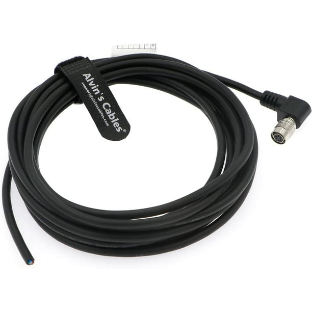 High Flex 6 Pin Hirose Female HR10A-7P-6S Cable Right Angle for Basler ...