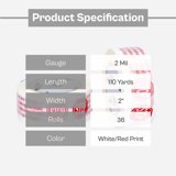 MMBM 36 Rolls - 2 Mil - Stop Sign Printed Carton Sealing Adhesive Tape ...