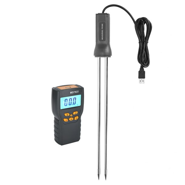 Moisture Meter, Automatic Reading Lock Grain Moisture Tester ABS ...