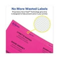Avery-Dennison Printable Laser Coding Neon Shipping Label, 2x4, Magenta ...