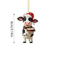 2D Acrylic Cow Decoration For Ceiling Wall Or Door Display Farm Animal ...