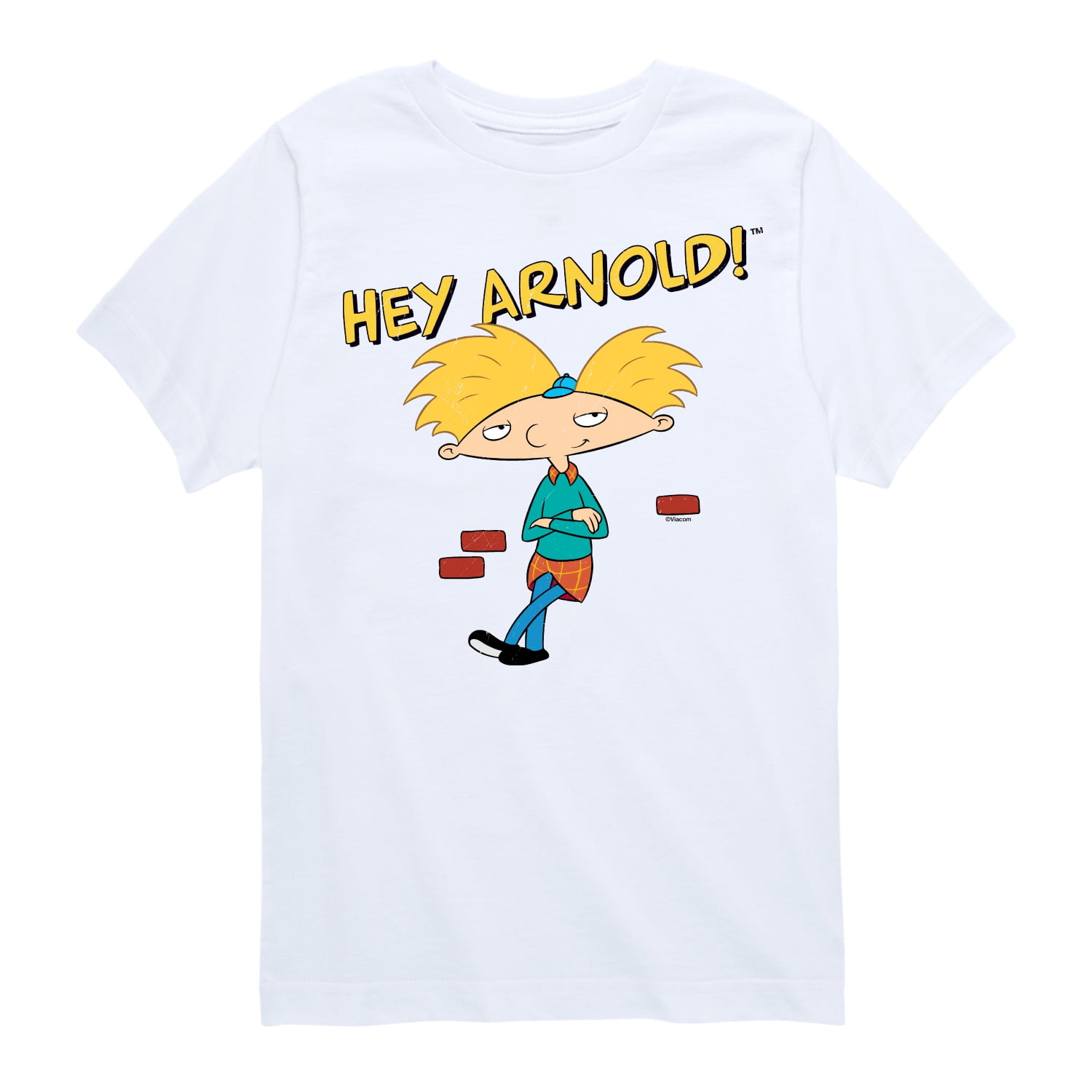 Hey Arnold! - Cool Arnold - Toddler And Youth Short Sleeve Graphic T ...
