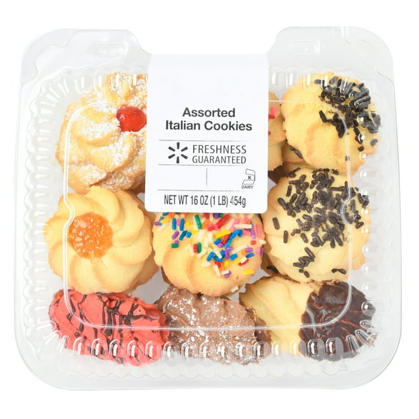 Freshness Guaranteed Assorted Italian Cookies, 16 oz, 18 Count ...