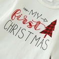 Cathalem Baby 1st Christmas Elf Snowman Christmas Tree Romper Set ...