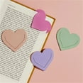 10 Pcs Simple Book Markers PU1eatherBookmarksBible Bookmarks Heart ...