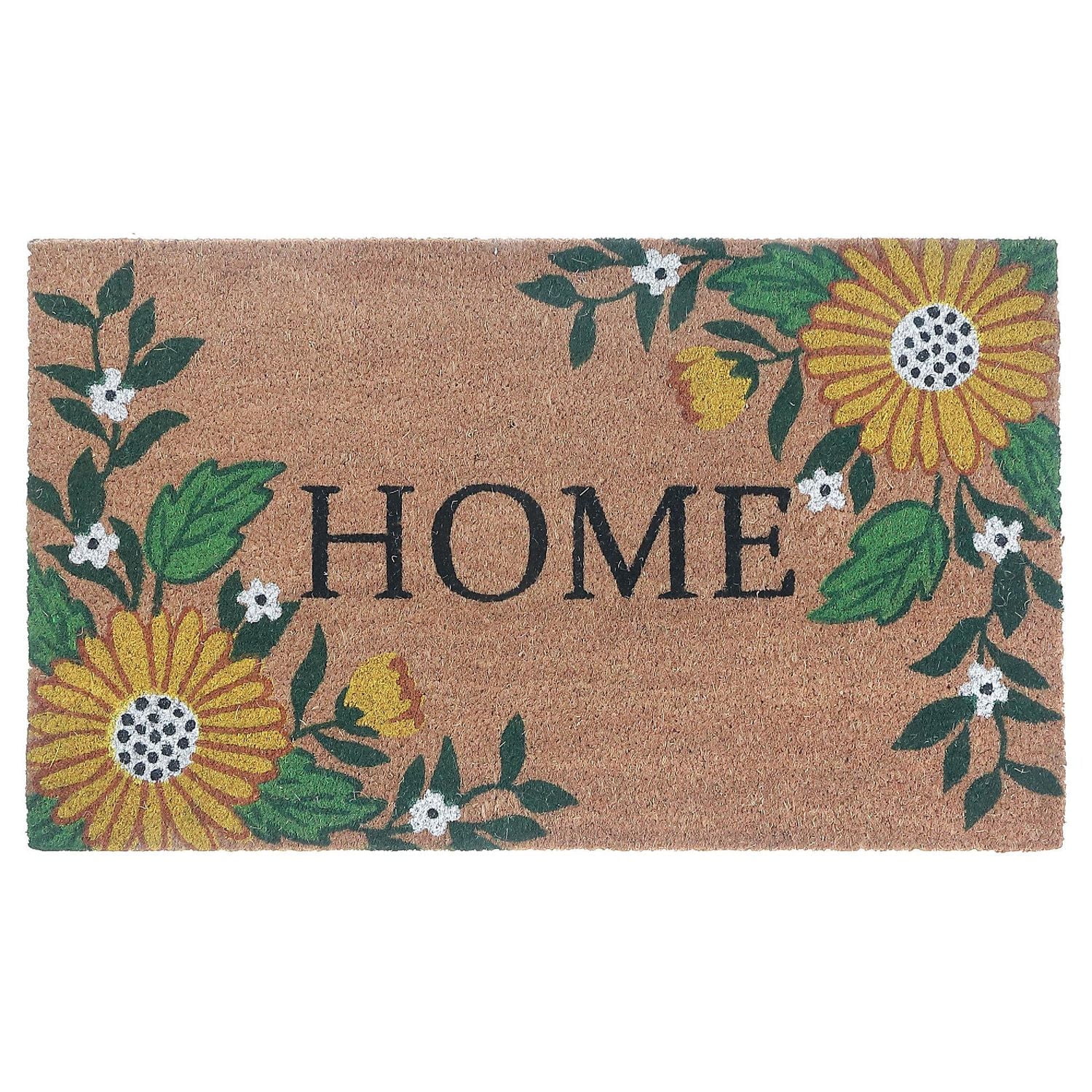 Click here for Ih Casadécor Coir Door Mat Sunflower Home 18 X 30... prices