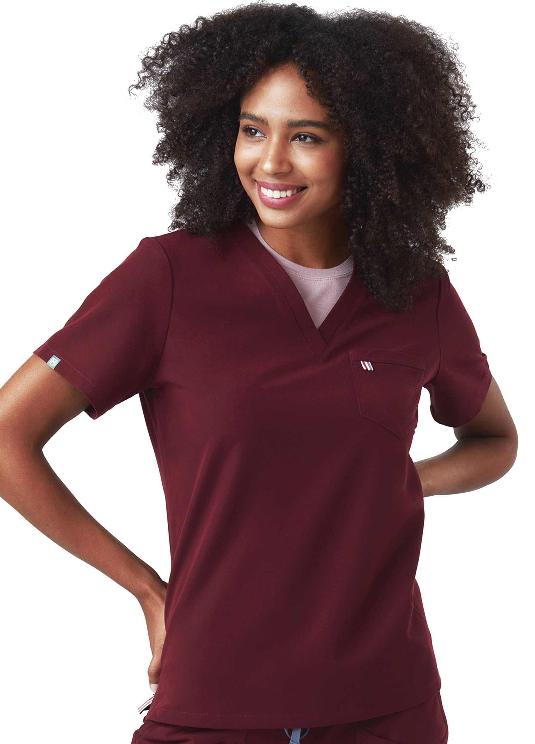 Mediclo Women's Medical Scrub Top - Sal Essential Eco Friendly ...