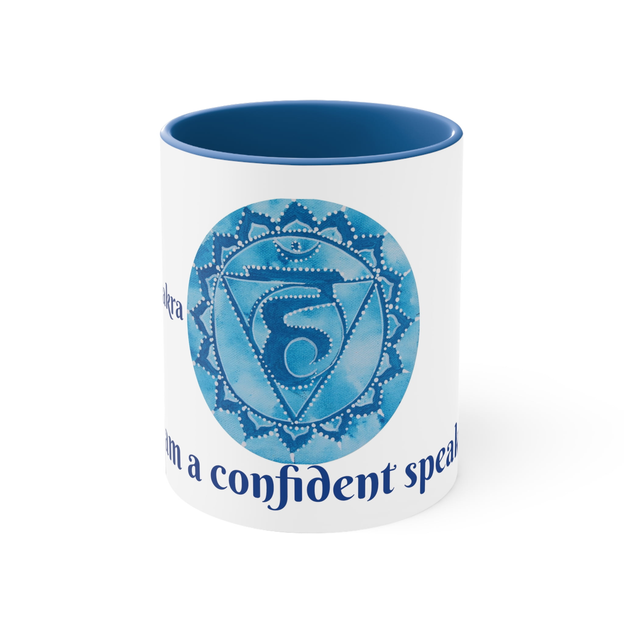 Accent Coffee Mug, 11oz | Chakra Mugs | Seven Chakras Mug | Throat ...