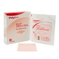 PolyMem Non-Adhesive Pad Dressing, 4 x 4 In., Pink, No Border, Square ...