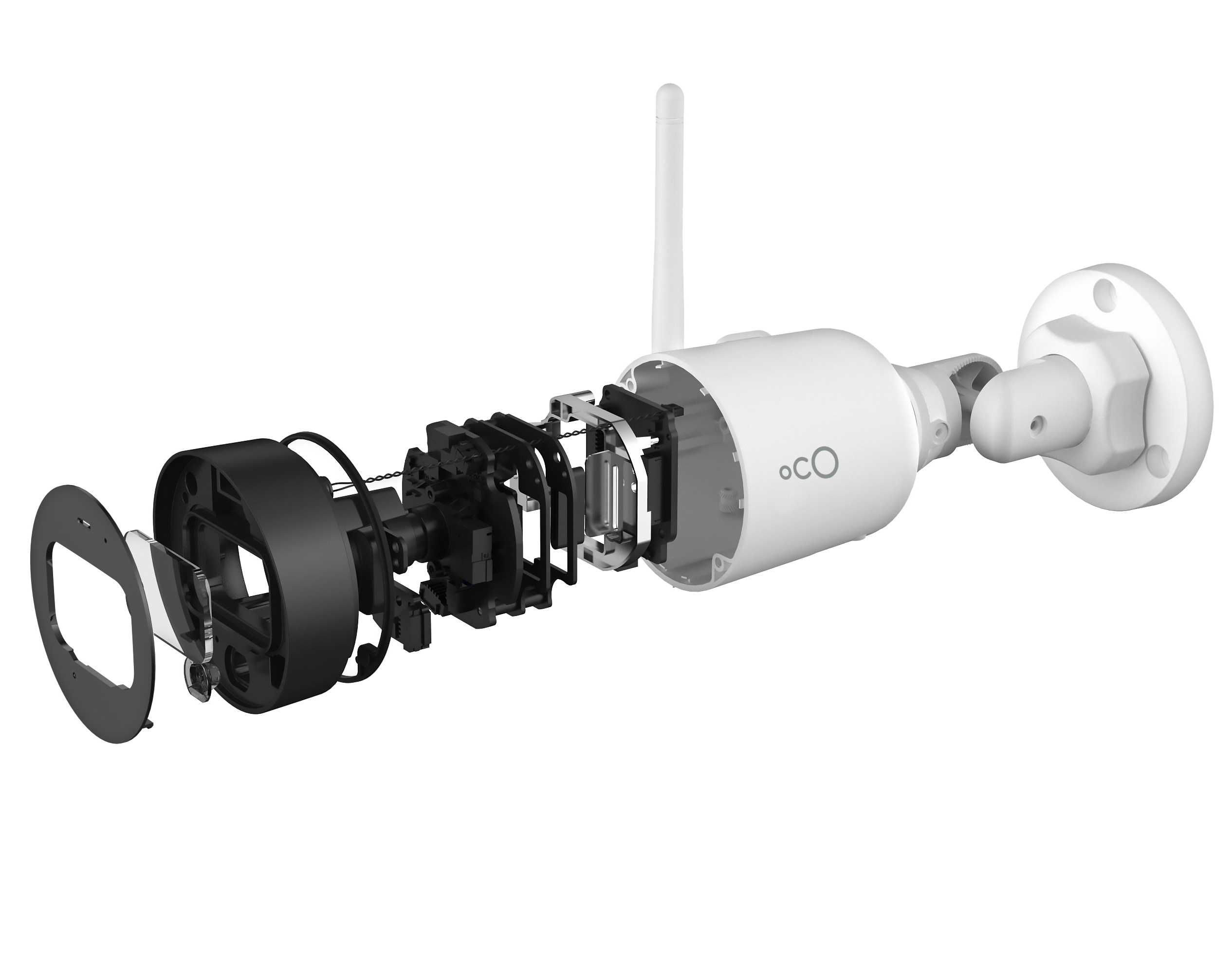 Buy Oco Bullet Outdoor Indoor Security Camera Weatherproof Video ...