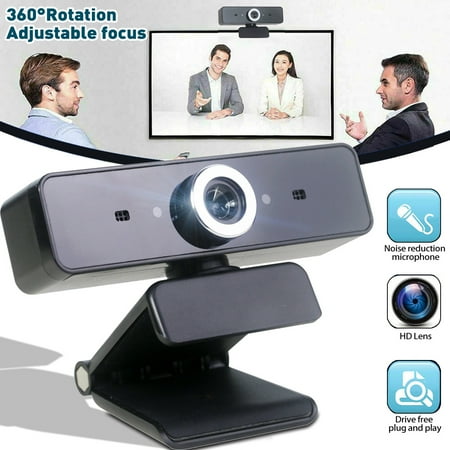 HD Computer Webcam PC Desktop Video Chat Recording USB 2.0 Camera w ...