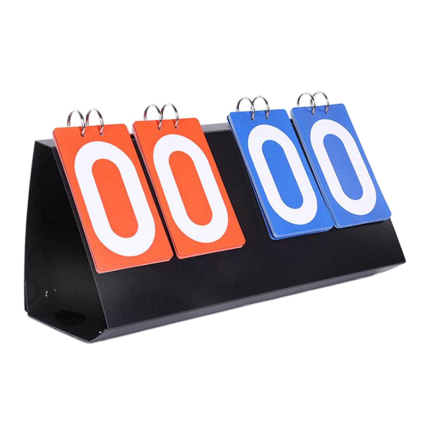 4 digits Portable Table Top Scoreboard Collapsible Easily 00-99 for ...