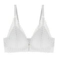 Jsaierl Lace Bras for Women Plus Size Push Up T-shirt Bras Seamless ...