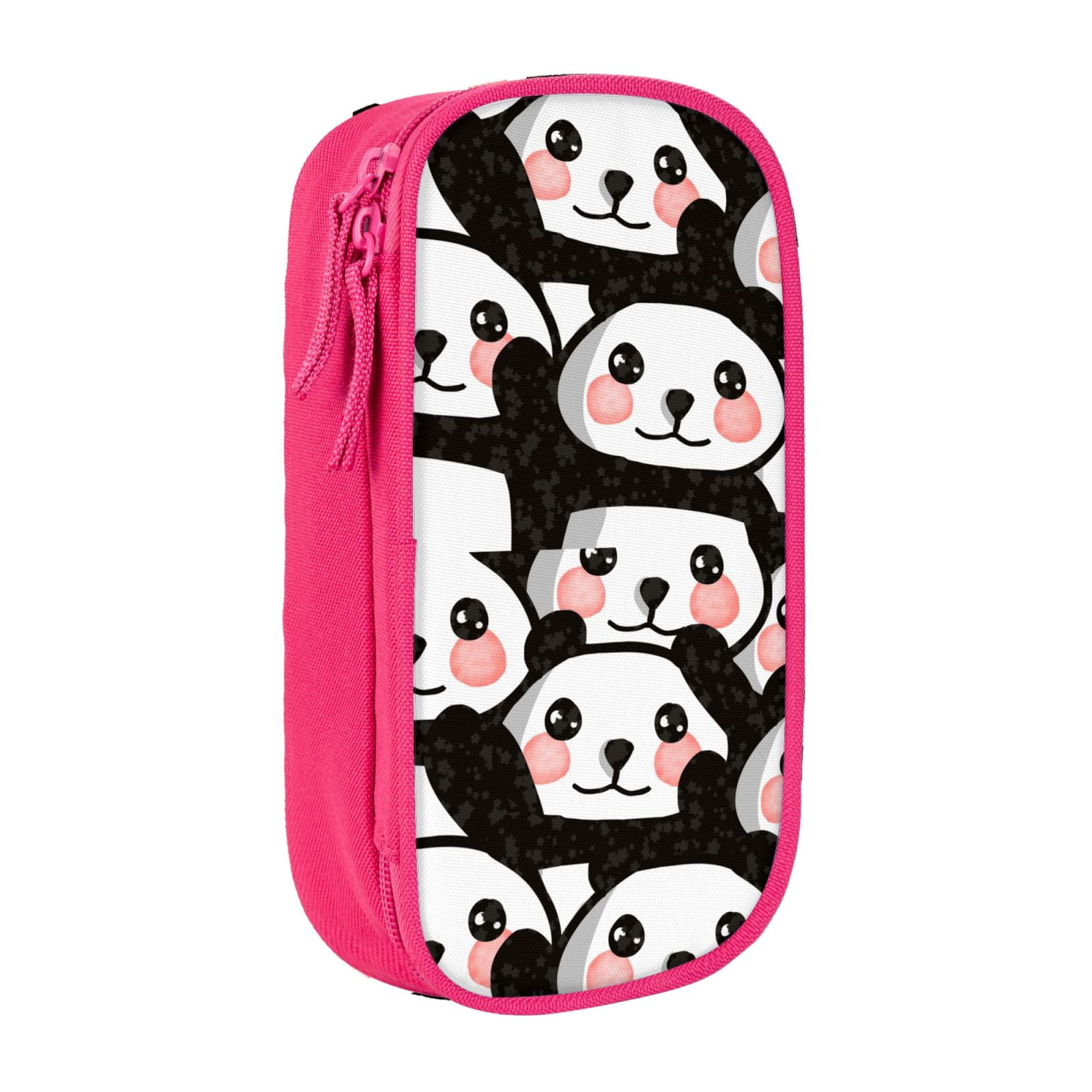 XMXY Pandas Zoo Bear Large Capacity Pencil Case, Portable Pencil Bags ...