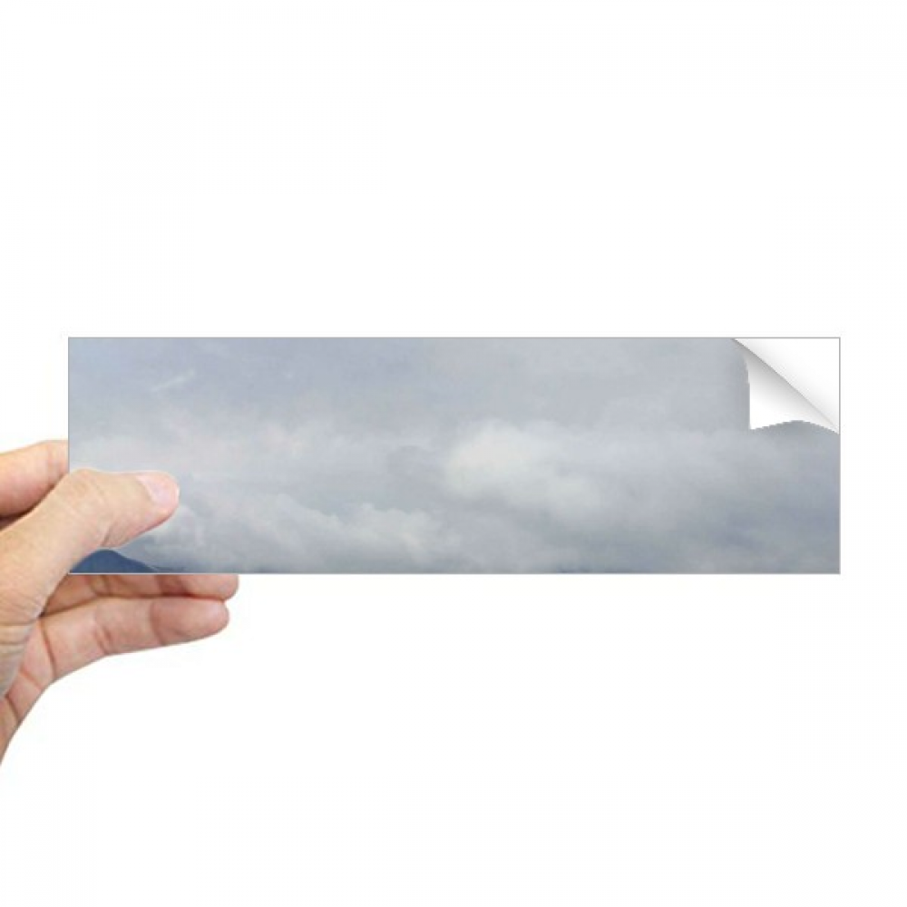 Blue Sky And White Clouds Rectangle Bumper Sticker Notebook Window ...