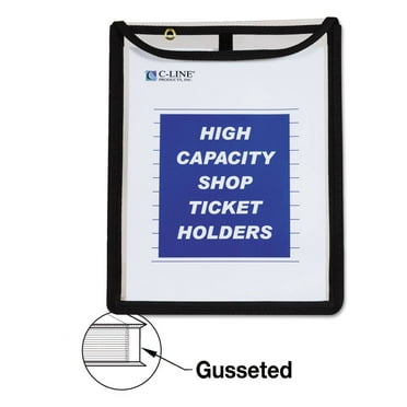 C-Line Self-Adhesive Shop Ticket Holders, Heavy, 25", 5 x 8, 50/BX ...