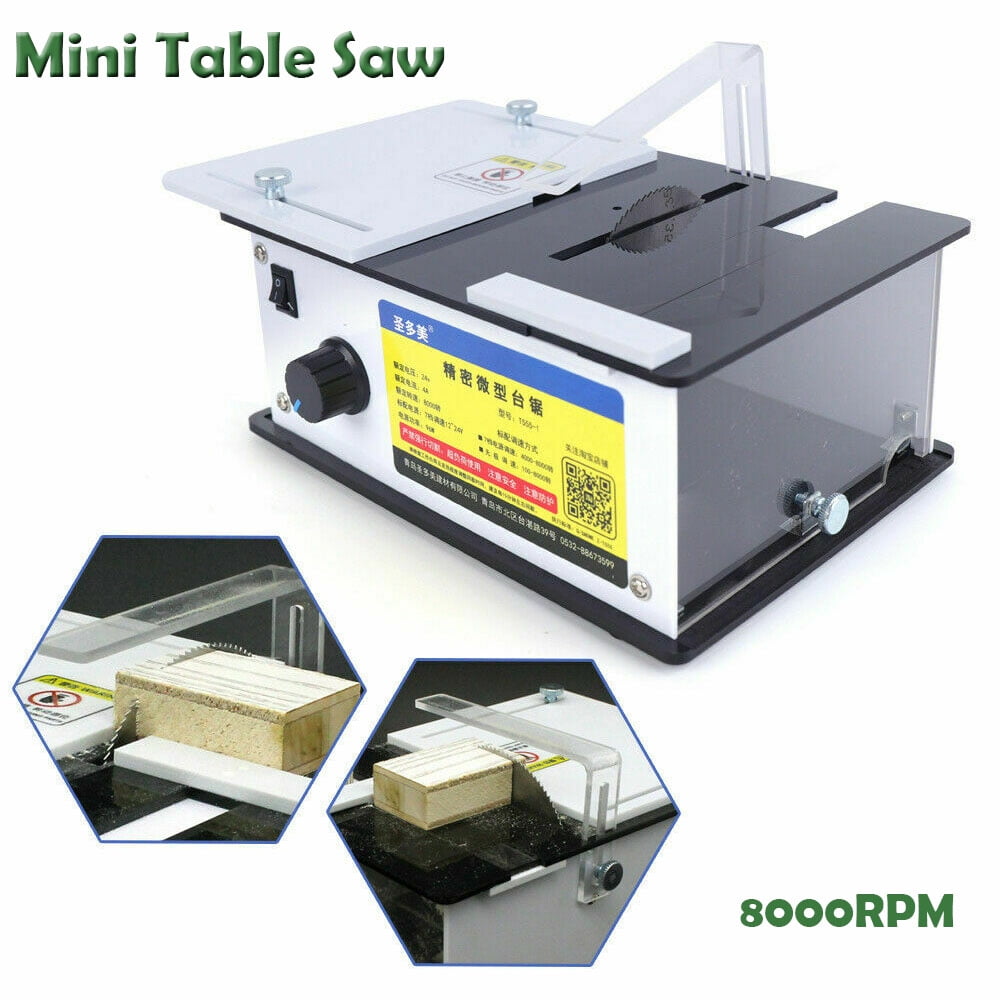 CJC Electric Table Saw Portable Mini Precision Table Saw Woodworking ...