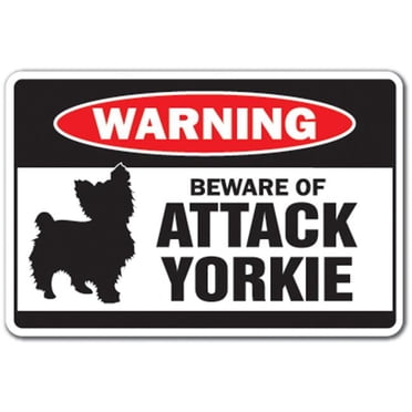 SignMission 6 x 9 in. Beware of Attack Cat Warning Decal - Cats Decals ...