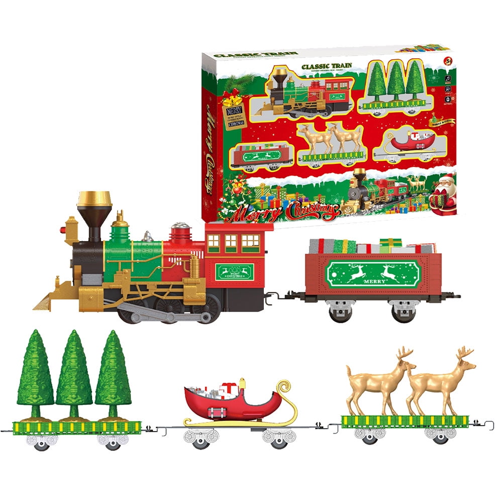 LeKing Classic Train Toy Set Christmas Electric Train Toy Set for ...
