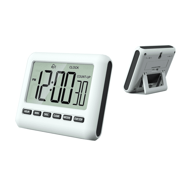 Mouisiton Magnetic Clock & Digital Kitchen Timers with Ringer for ...