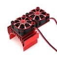 30x30mm Aluminum Alloy Cooling Fan Cover for RC Motor ESC Electric ...