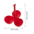 BESTYASH 3Pcs Red Silicone Egg Poaching Rack for Kitchen Steaming and ...