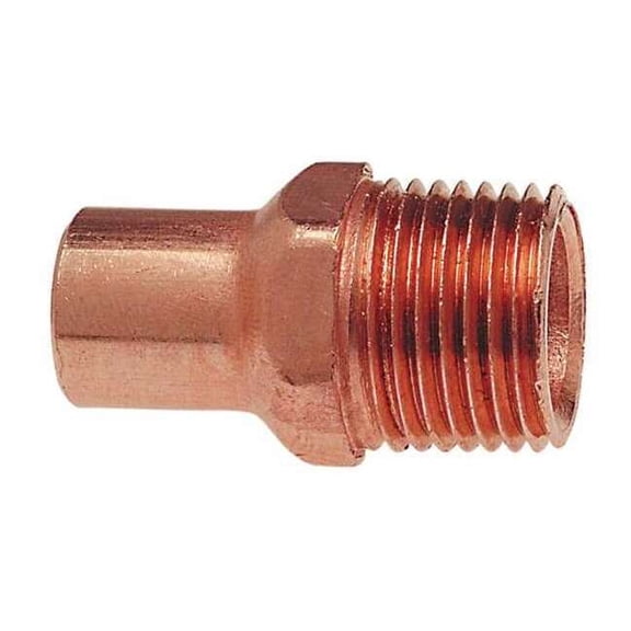 Nibco Adapter,Wrot Copper,1-1/2" Tube,CxSJ 9017 11/2X11/2 - Walmart.com