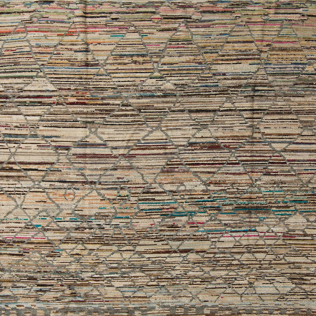 Ahgly Company Indoor Square Abstract Camel Brown Abstract Area Rugs, 6 ...