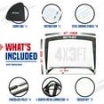 Net Playz 4ftx3ft Easy Fold-Up Portable Training Soccer Goal (Set of 2) - Walmart.com
