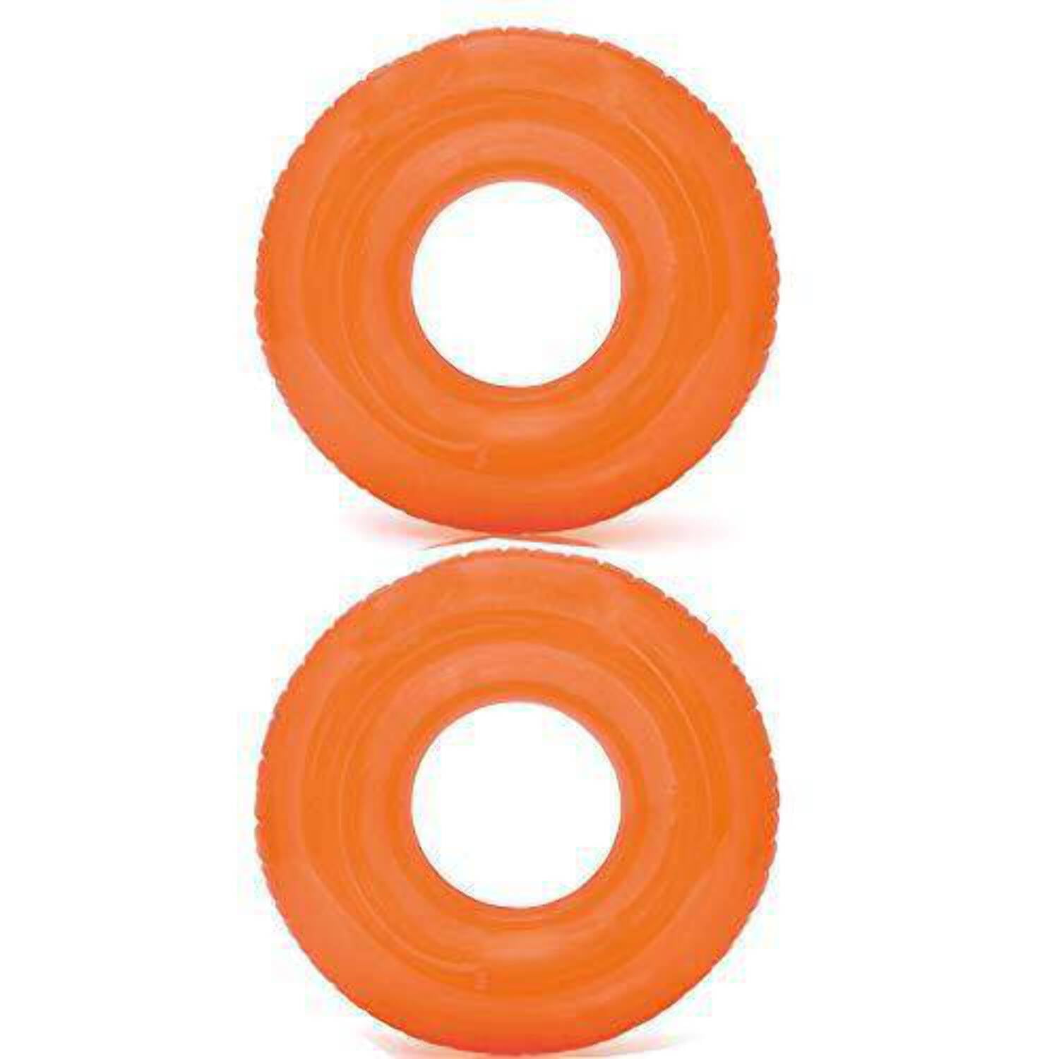 Intex 59260EP Colorful Transparent Inflatable Swimming Pool Tube Raft ...