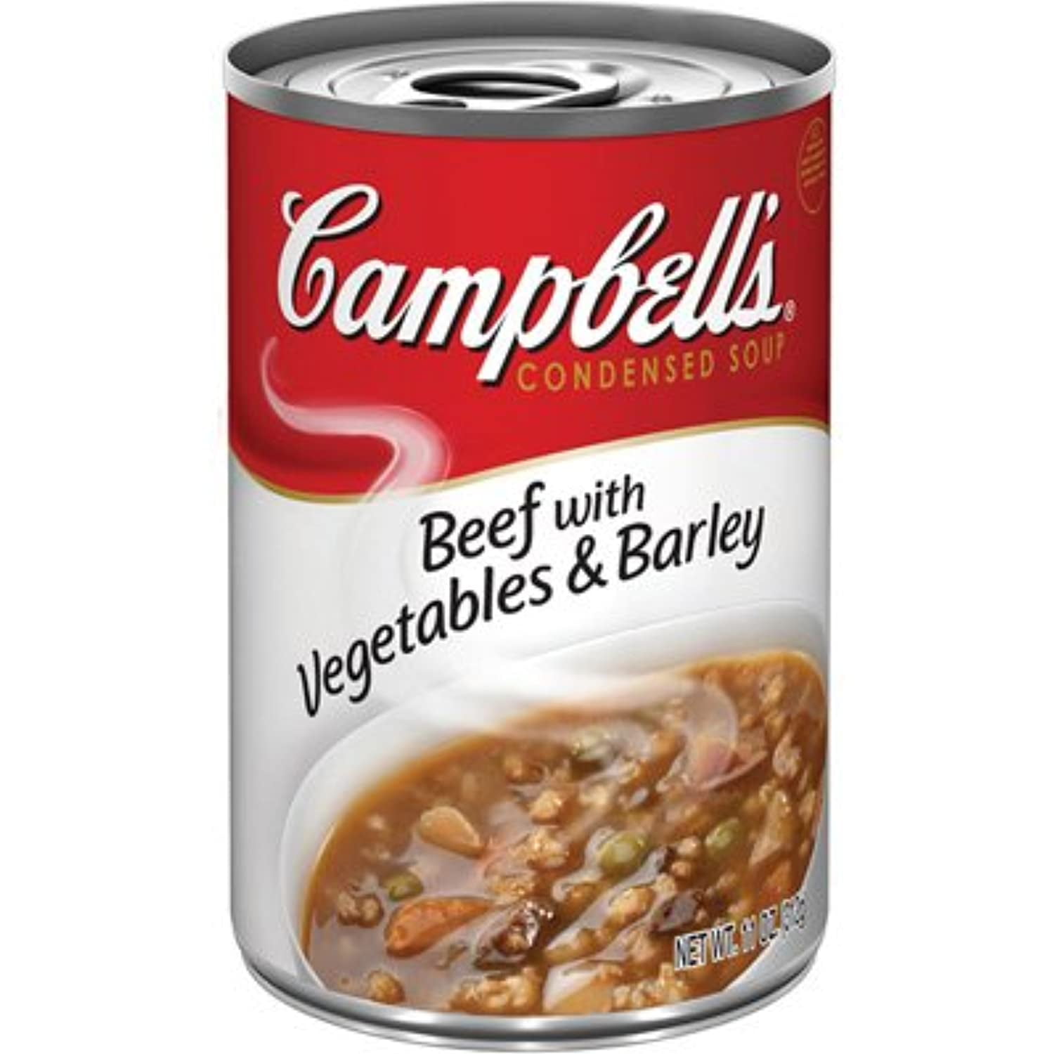 Campbells, Condensed Beef With Vegetables & Barley Soup, 11Oz Can (Pack ...