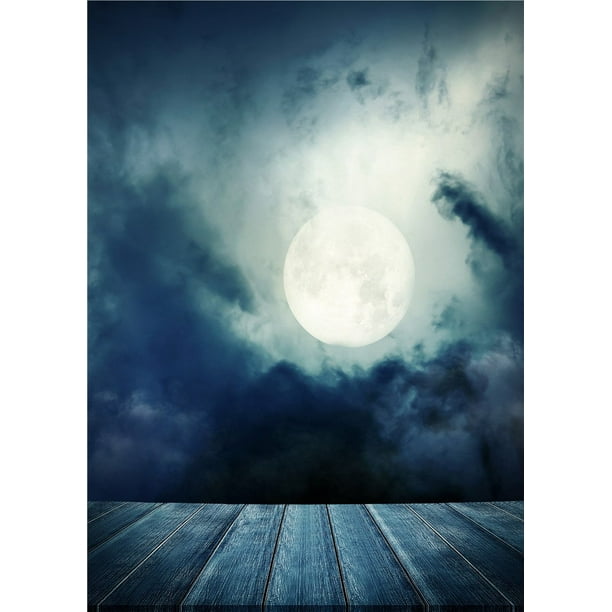 MOHome Studio Background Wooden Floor Moon Baby Photography Props ...