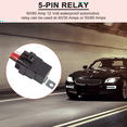 60/80 Amp 12 Volt Waterproof Automotive Relay with Pigtail 5-Pin Heavy ...