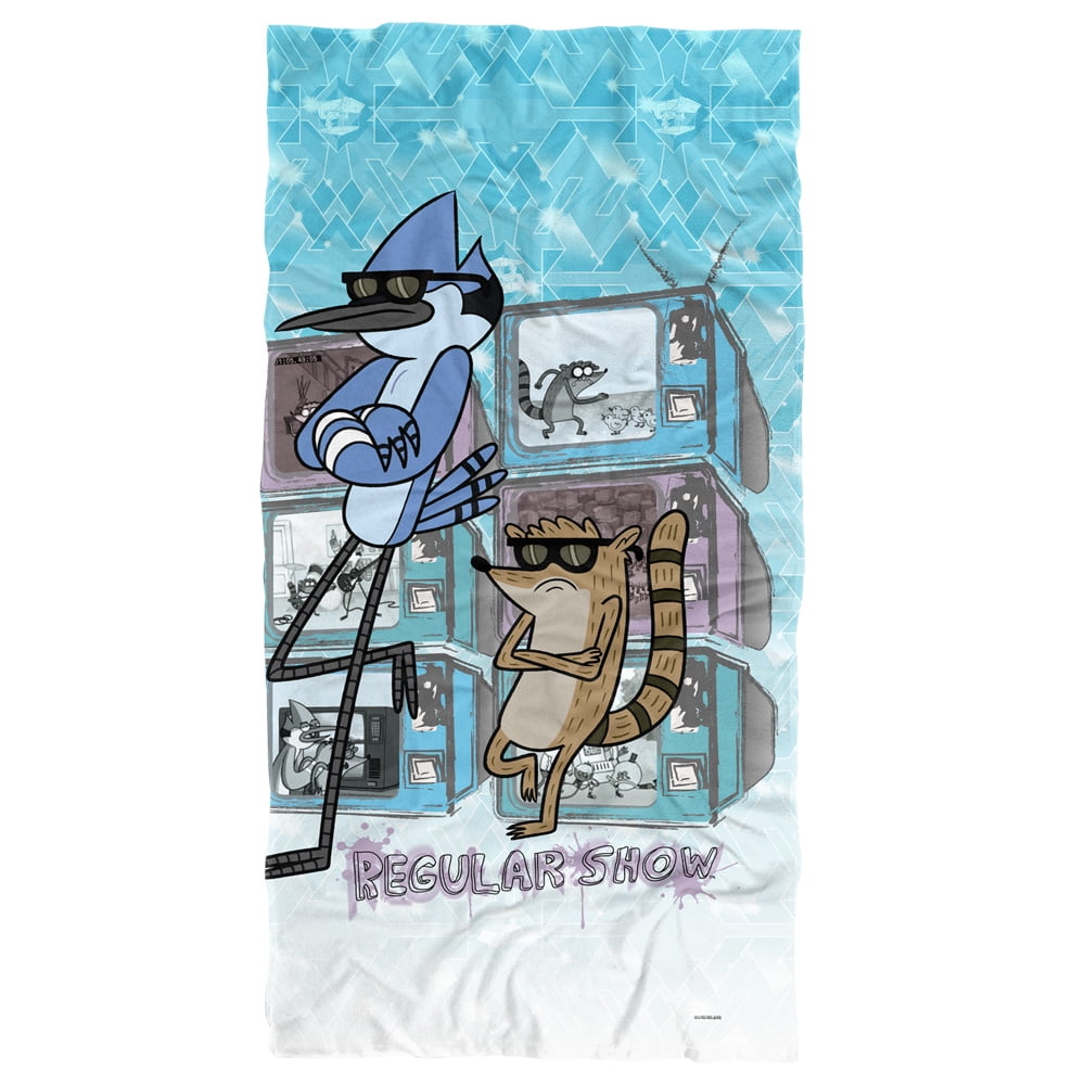 Regular Show Adult's Beach Towel, 30"x60", Tv Too Cool Durable ...