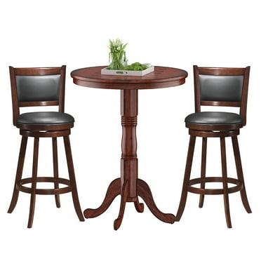 Pearington High Top Counter Height Bar and Pub Table Set with 2 Chairs ...