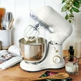 Free Shipping! Beautiful 3.5 Qt Stand Mixer White with Flat Beater ...