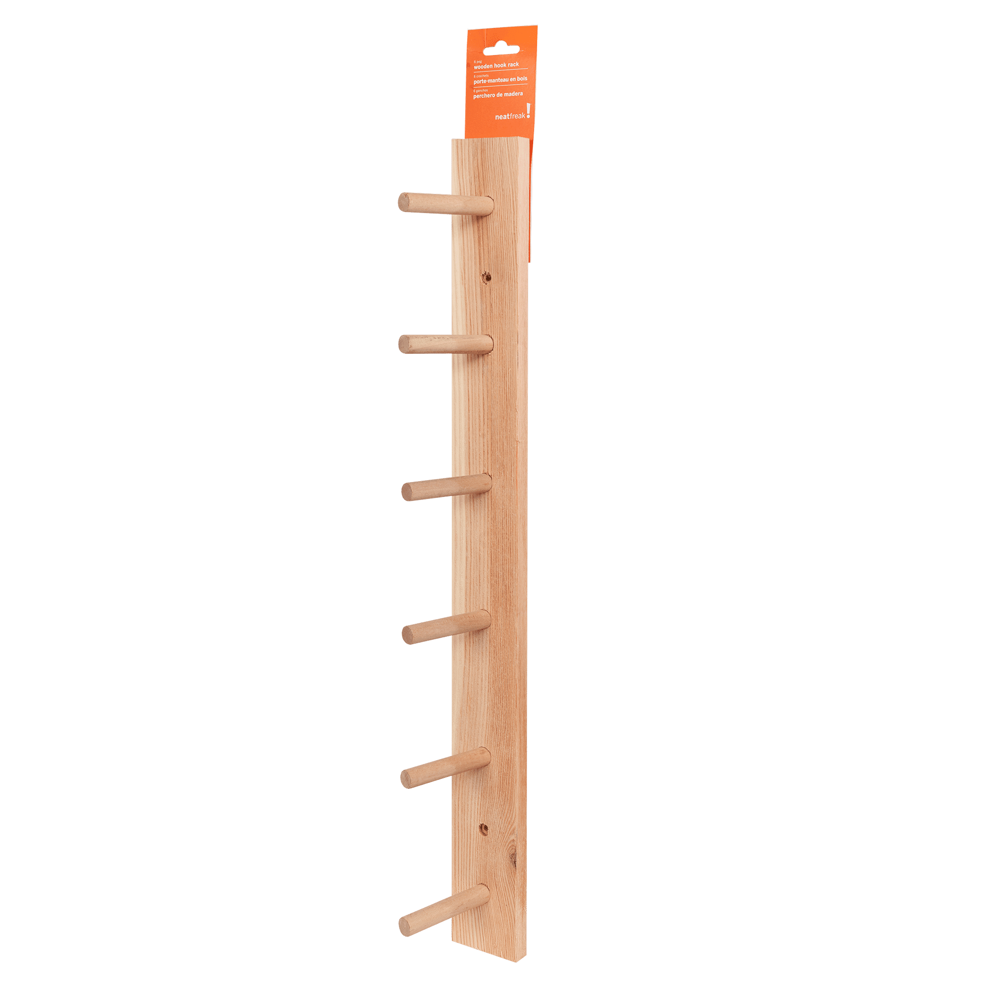 Click here for Neatfreak! Neatfreak Wall-Mounted 6-Peg Wooden Hoo... prices