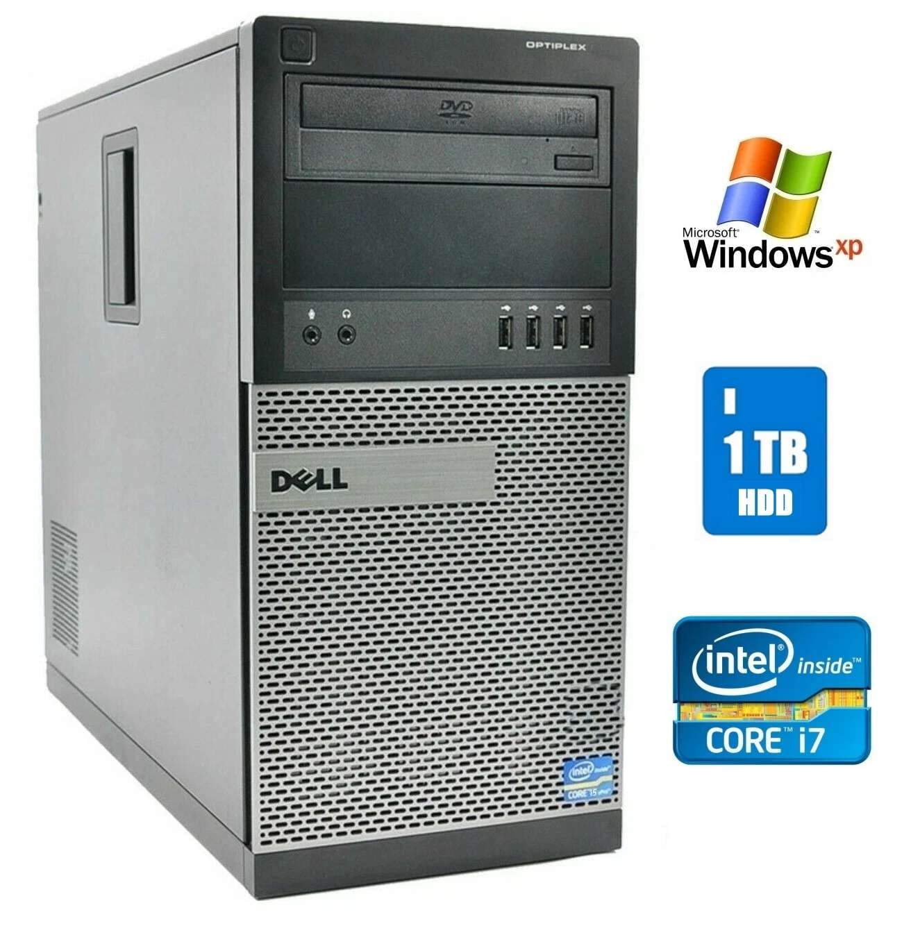 Restored Dell OptiPlex MT Desktop Computer Core i7 4GB Ram 1TB HDD ...