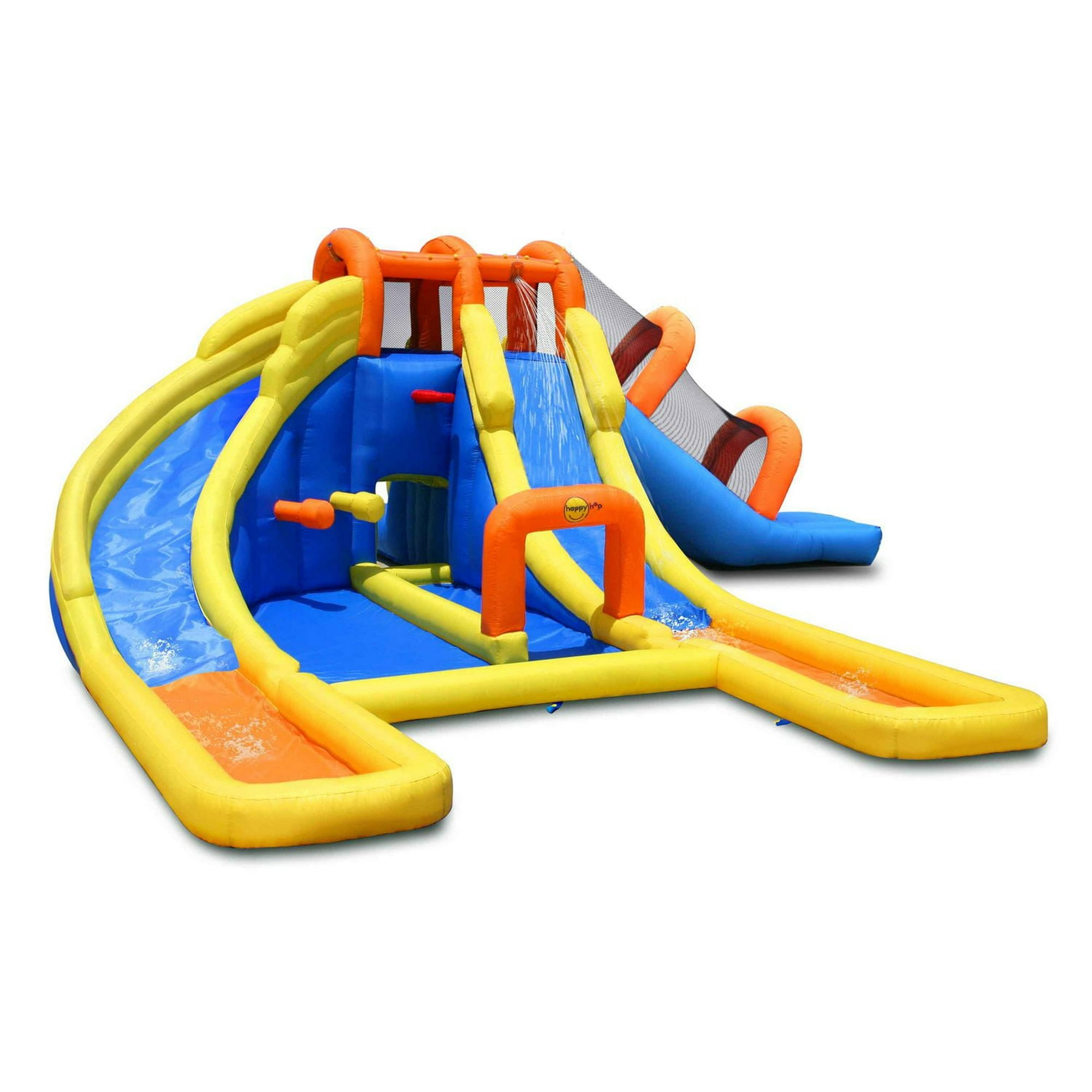 Click here for Happy Hop Mini Water Park Inflatable Bouncer - Out... prices