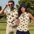 Aplkyhs Funny Couple Golf Shirts Quick Dry Western Cowboy Horse Couple ...