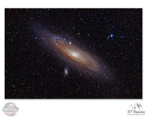 Andromeda Galaxy - 8" Vinyl Sticker - For Car Laptop I-Pad - Waterproof ...