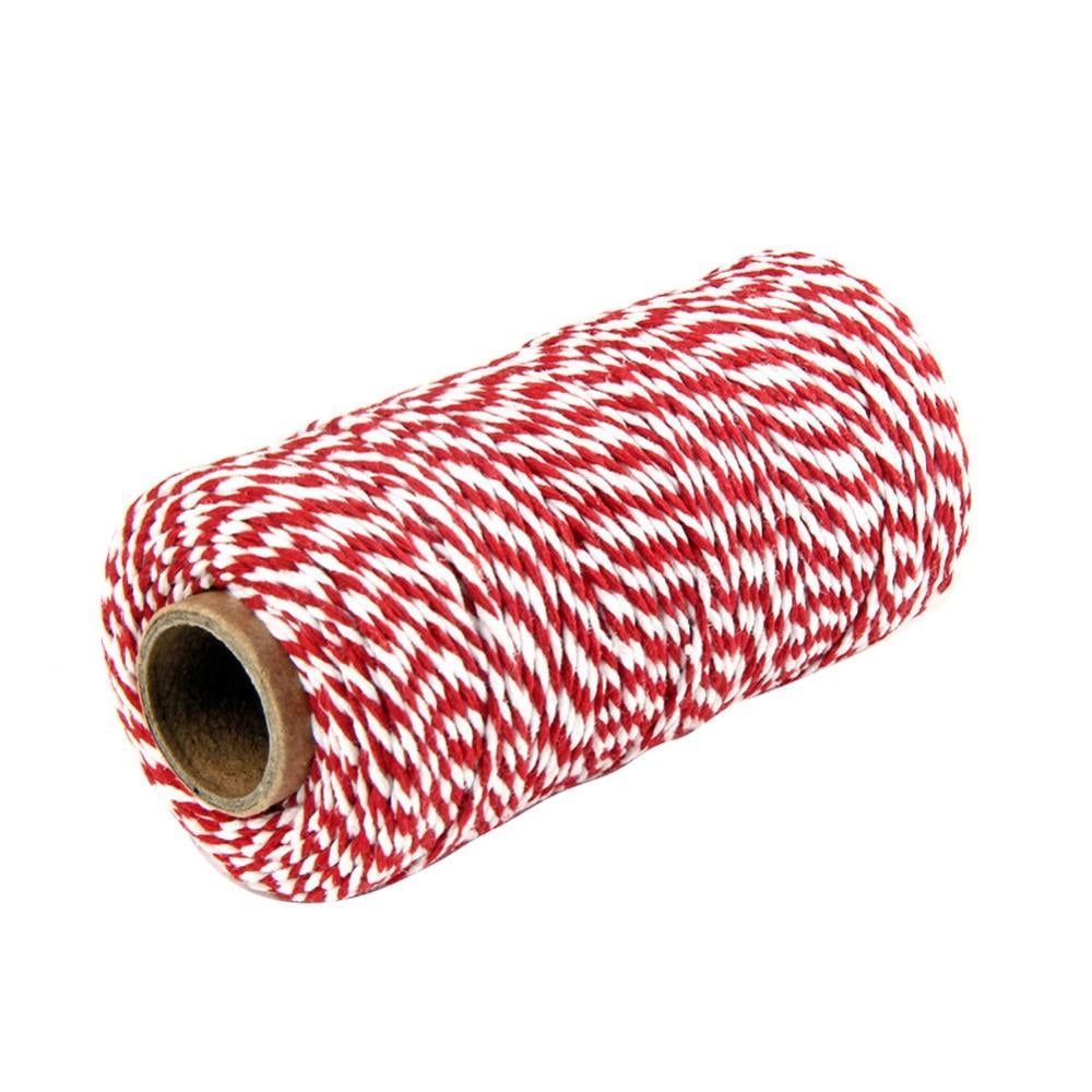Popvcly 1 Roll Christmas Twine Cotton String Rope Cord 328FT Crafts and ...