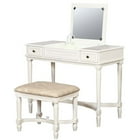 2-piece Vanity Set White and Beige - Walmart.com