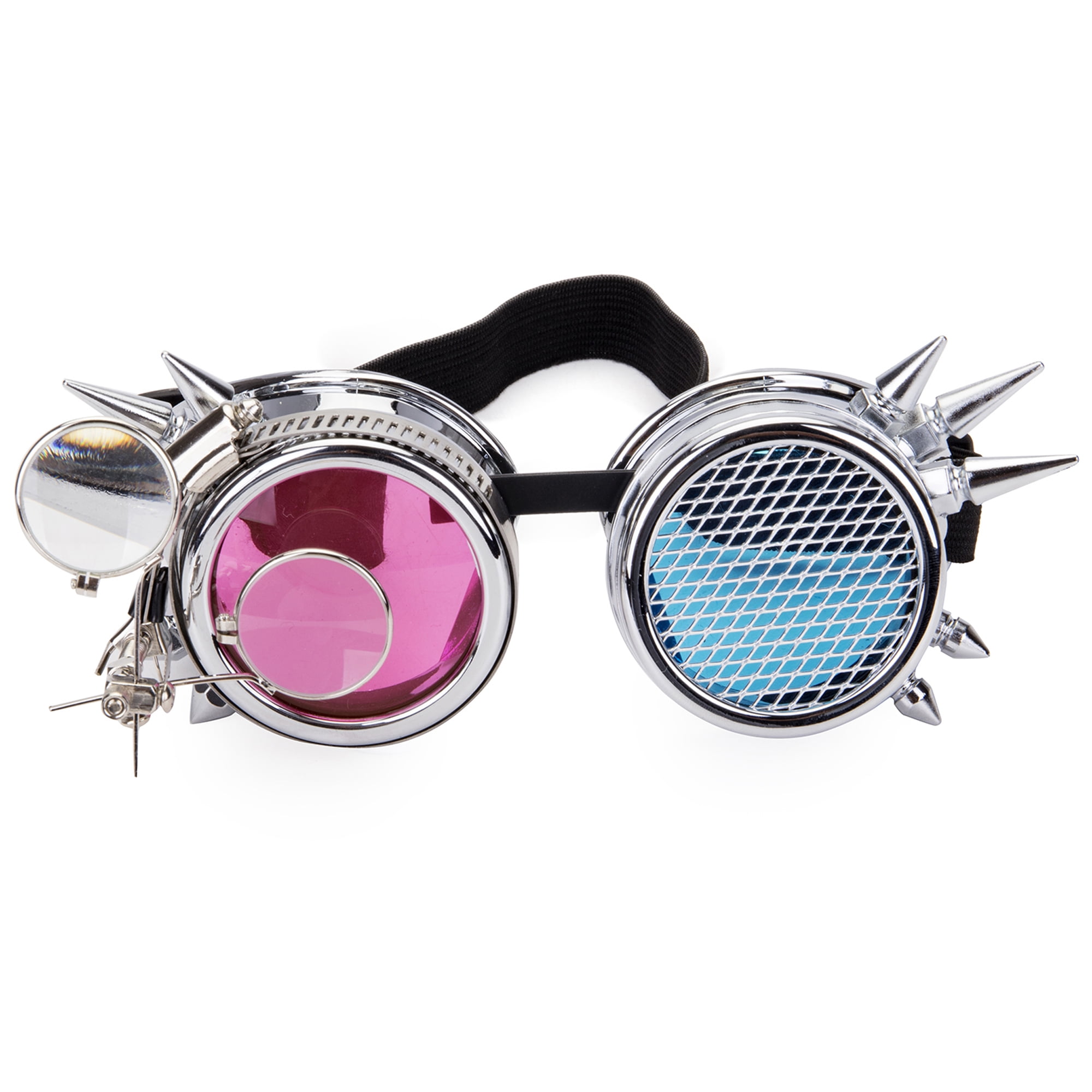 SAYFUT Vintage Steampunk Goggles Rave Glasses Victorian Crystal Lenses ...